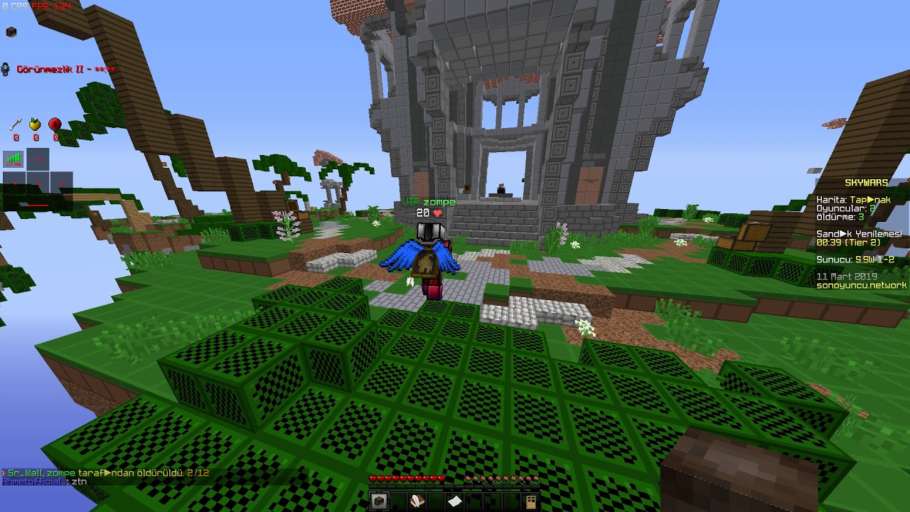 sonoyuncu zompe sky wars hile kullanmı knockback killaura aimbot acil ...