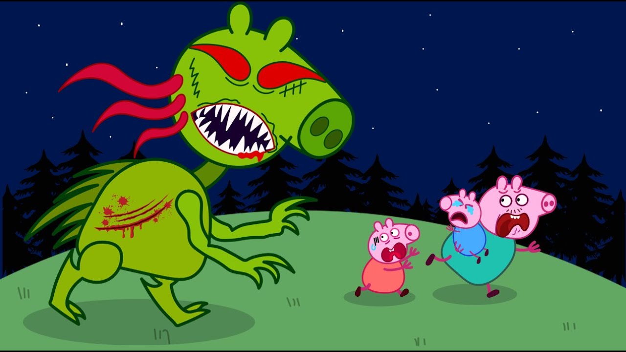 OMG !! Peppa run now, Alien Zombies appear on earth | Peppa Pig Funny ...