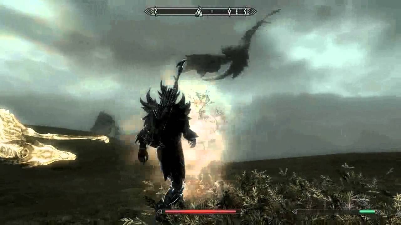 Skyrim - Orc vs Ancient Dragon and Nahagliiv - Master difficulty level ...