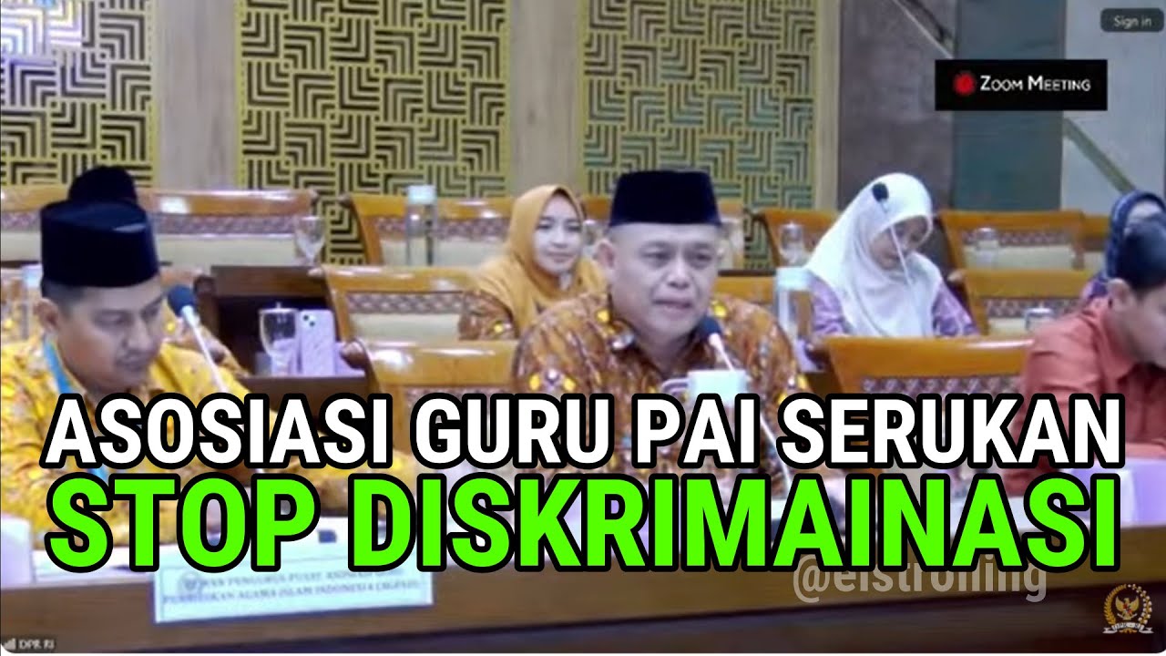 RDPU KOMISI X DENGAN FORUM GURU | SERUAN TEGAS ASOSIASI GURU AGAMA ...