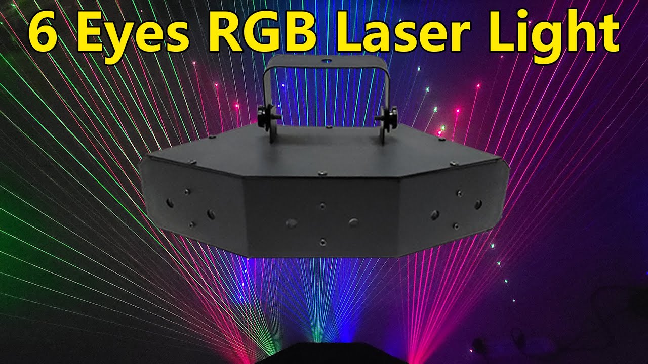 6 Eye RGB Laser Light - YouTube