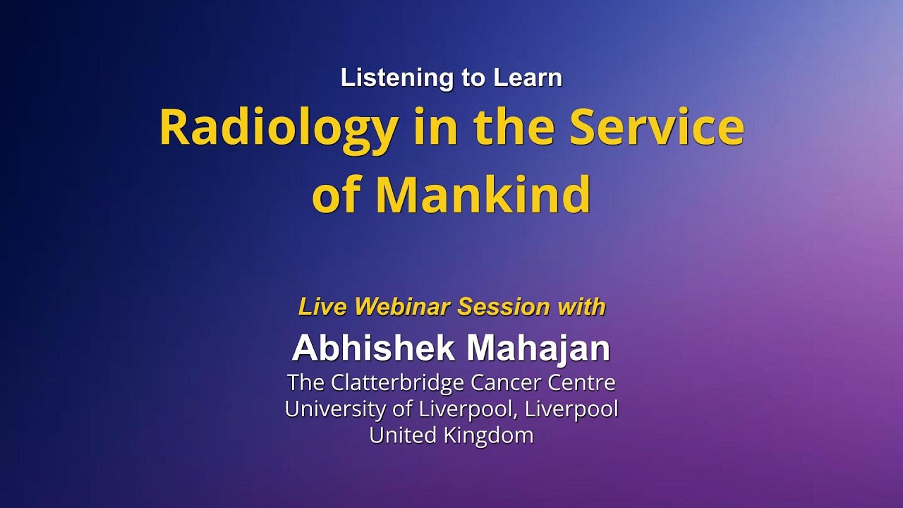 Listening to Learn : Radiology in the Service of Mankind - YouTube
