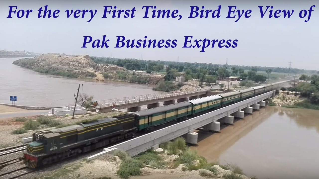 2 in 1: Presenting the Aerial View of Pakistan's Best Train "Pak ...