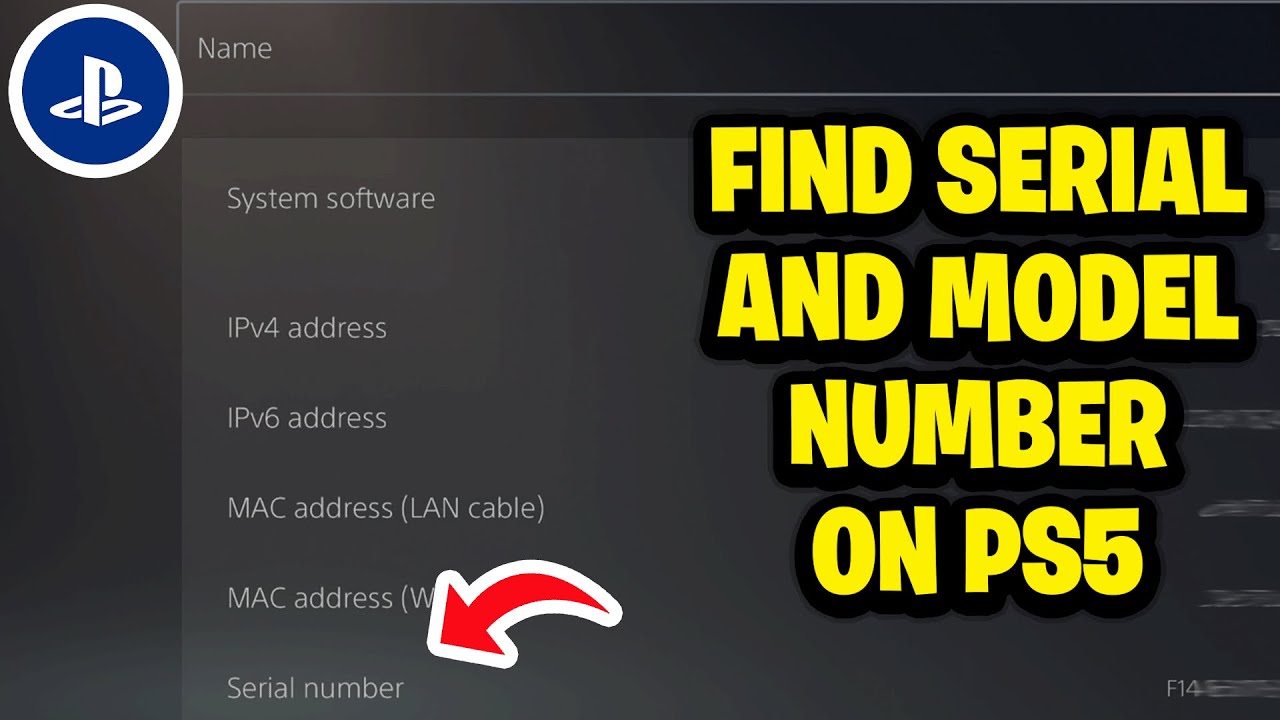 How To Find Serial and Model Number On PS5 - Fastest Guide - YouTube