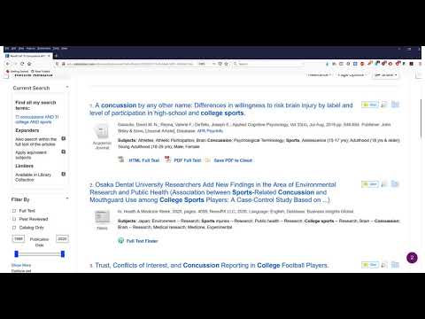 Schewe Library Databases Multi-Database - YouTube