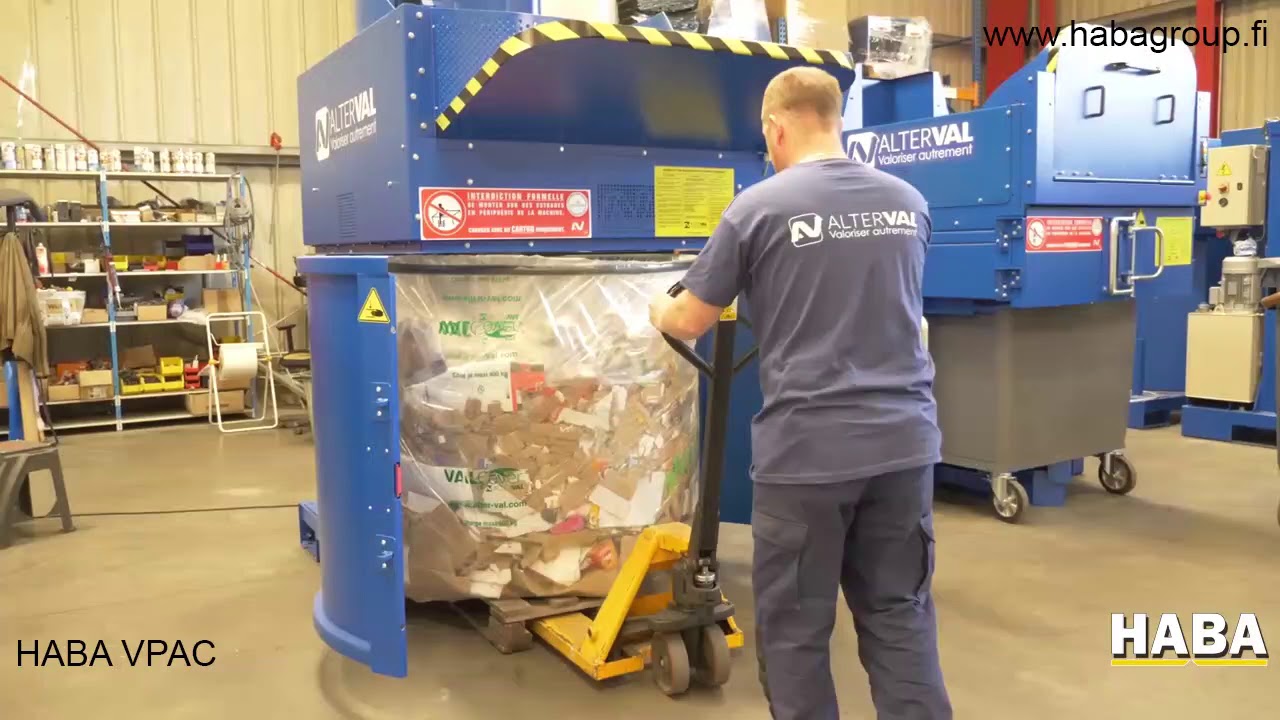 HABA VPAC rotary compactor - YouTube