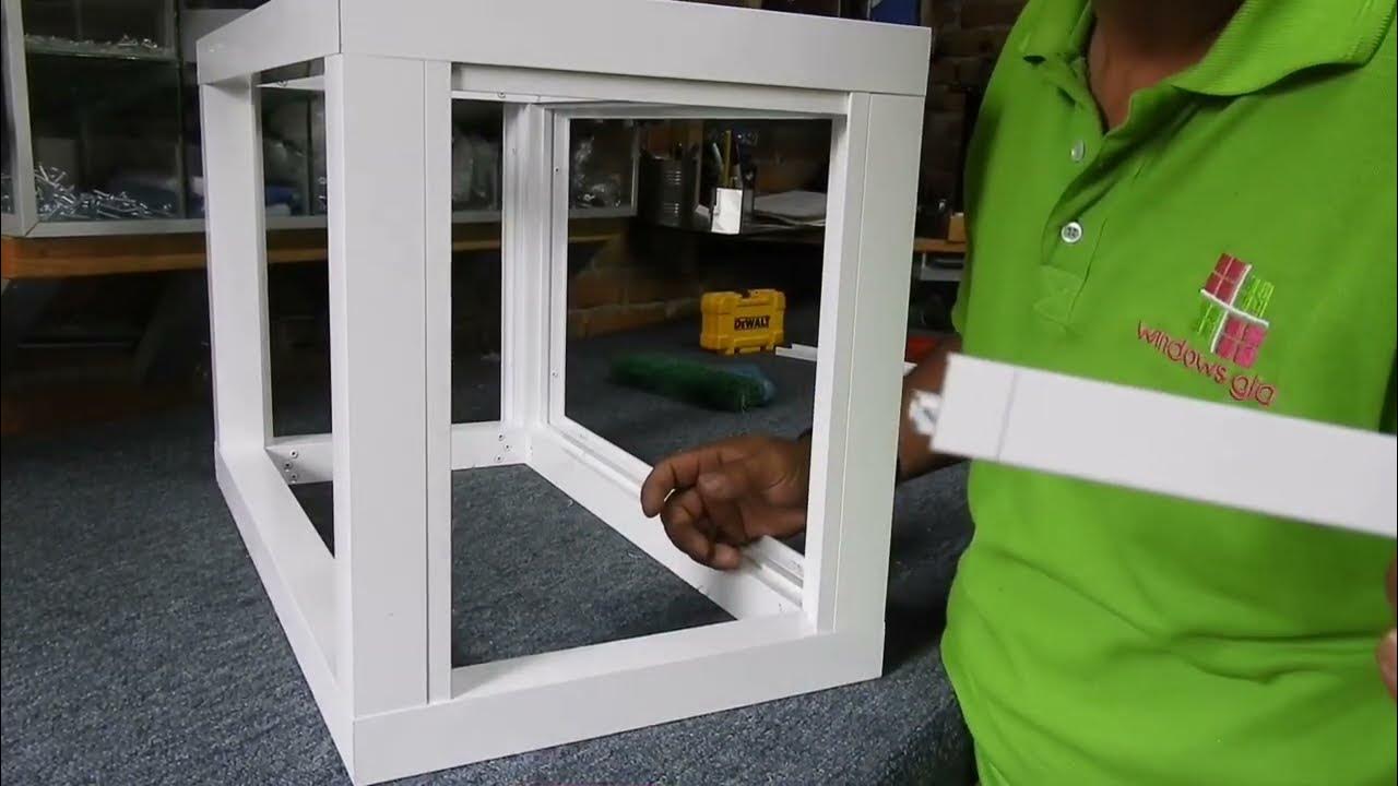 Como Hacer Una Vitrina Con Doble Puerta Corrediza #6 - YouTube