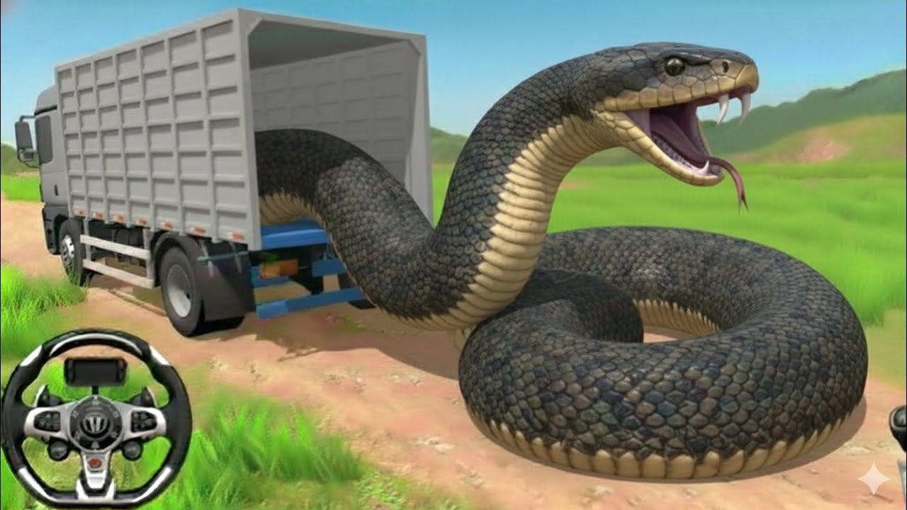Cargo truck animal transport simulator game snake transport game ...