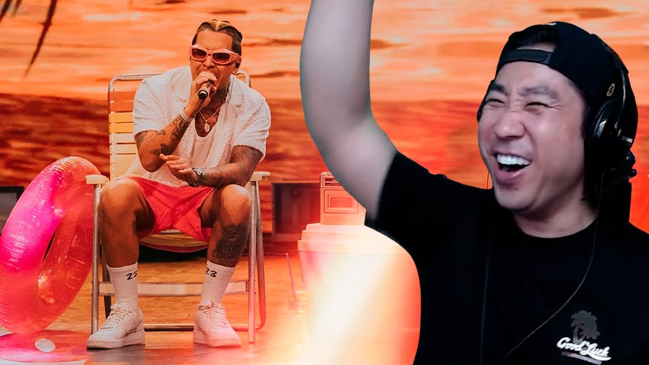 Coreano Loco reacciona a YOUNG CISTER 🇨🇱🔥 Show En Vivo Premios La Junta ...