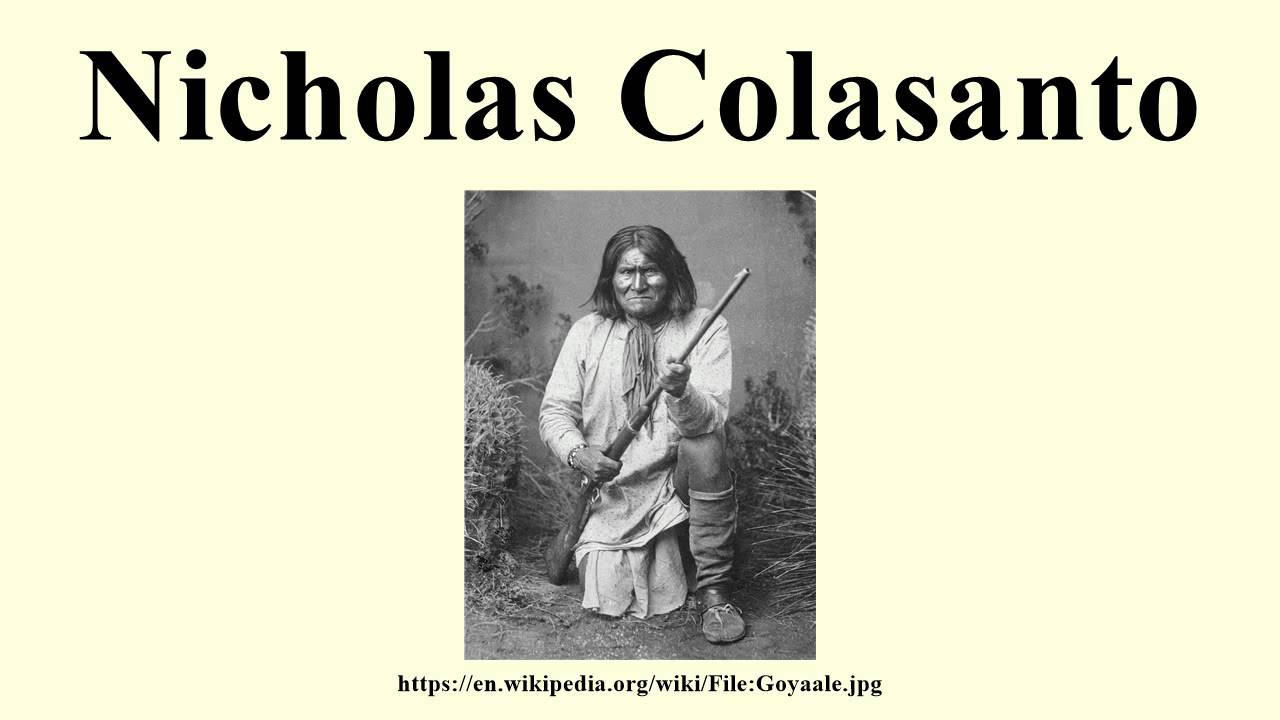 Nicholas Colasanto - YouTube