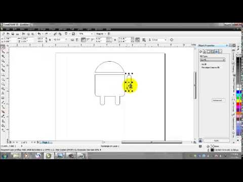 Tutorial CorelDraw Simple - Logo Android - YouTube