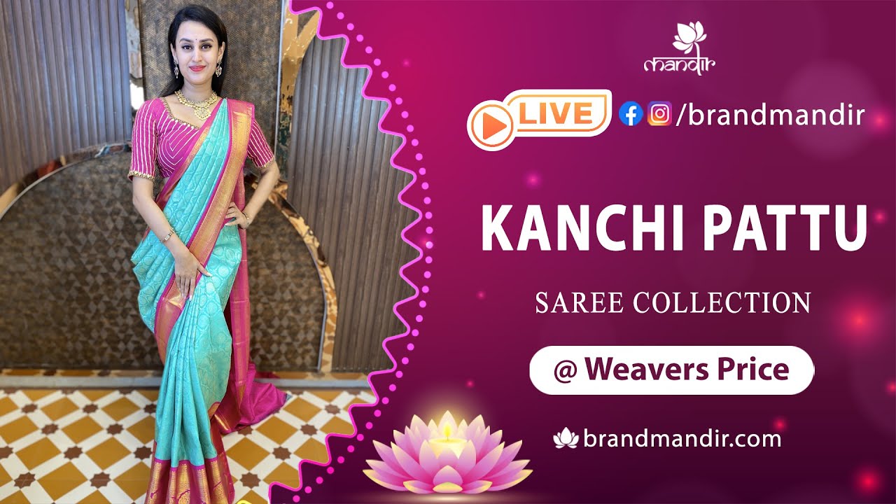 Kanchi Pattu Sarees @ Weavers Price Valid For 24Hrs | Brand Mandir ...