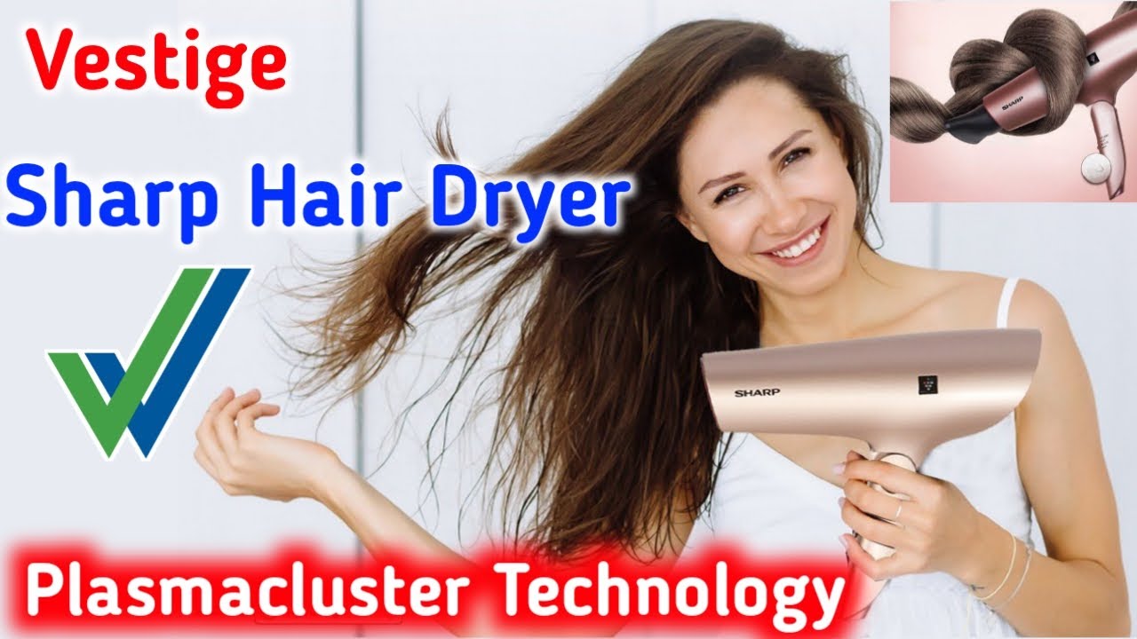 Vestige sharp hair dryer with plasmacluster technology || moisturize your scalp || - YouTube