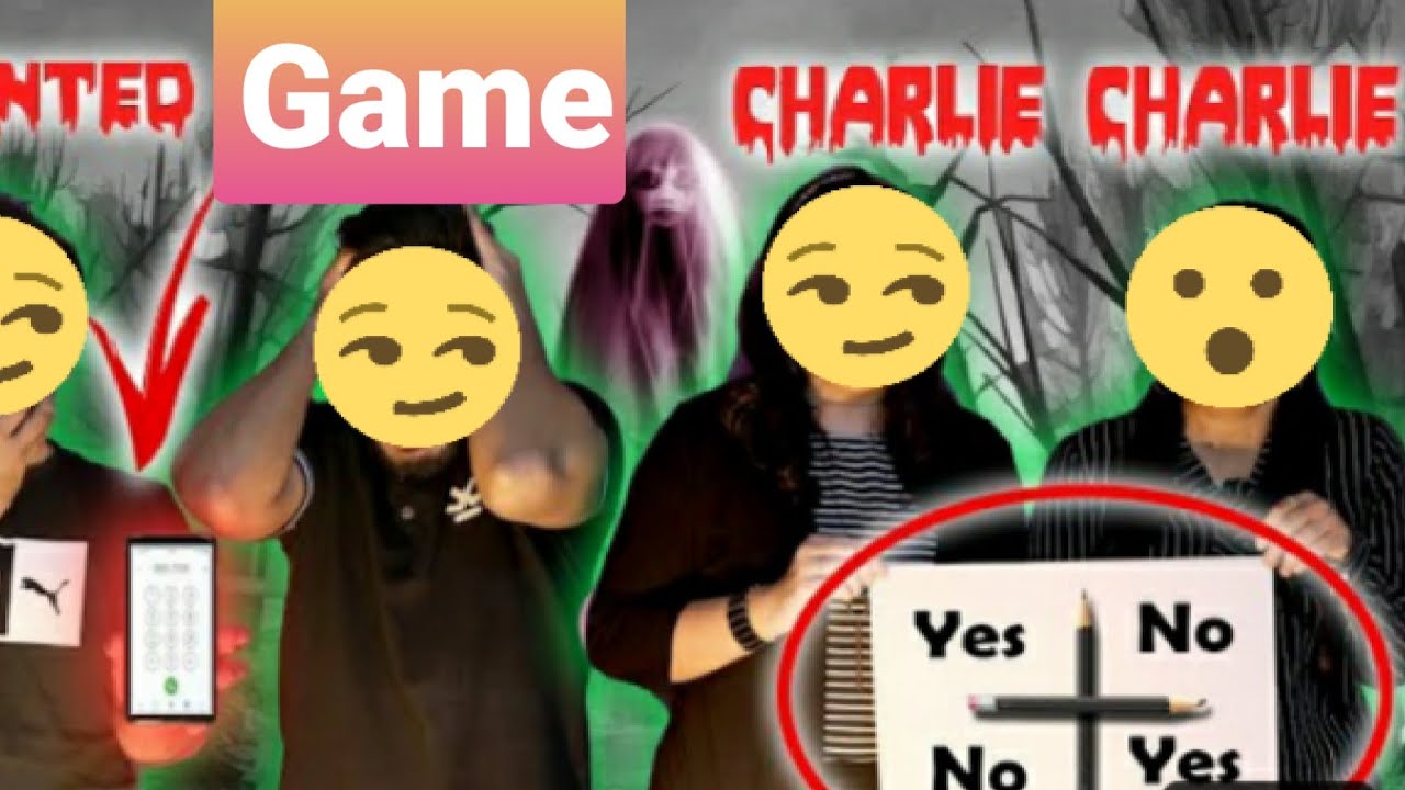 horror game Charlie Charlie vlog game play video fanny and comedy - YouTube