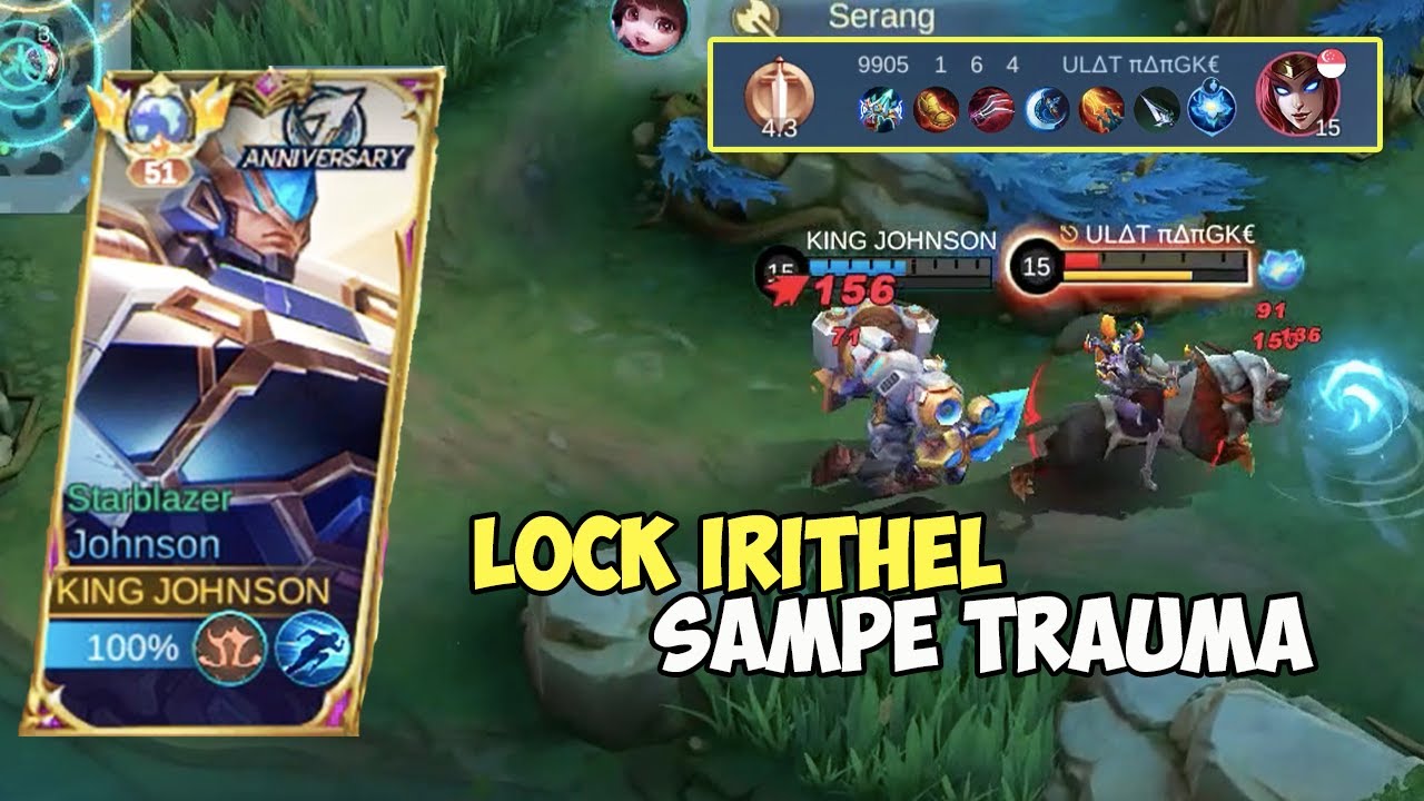 JOHNSON LOCK IRITHEL UNTIL TRAUMA 🤣 ALREADY AVOIDING IT STILL DIED ...