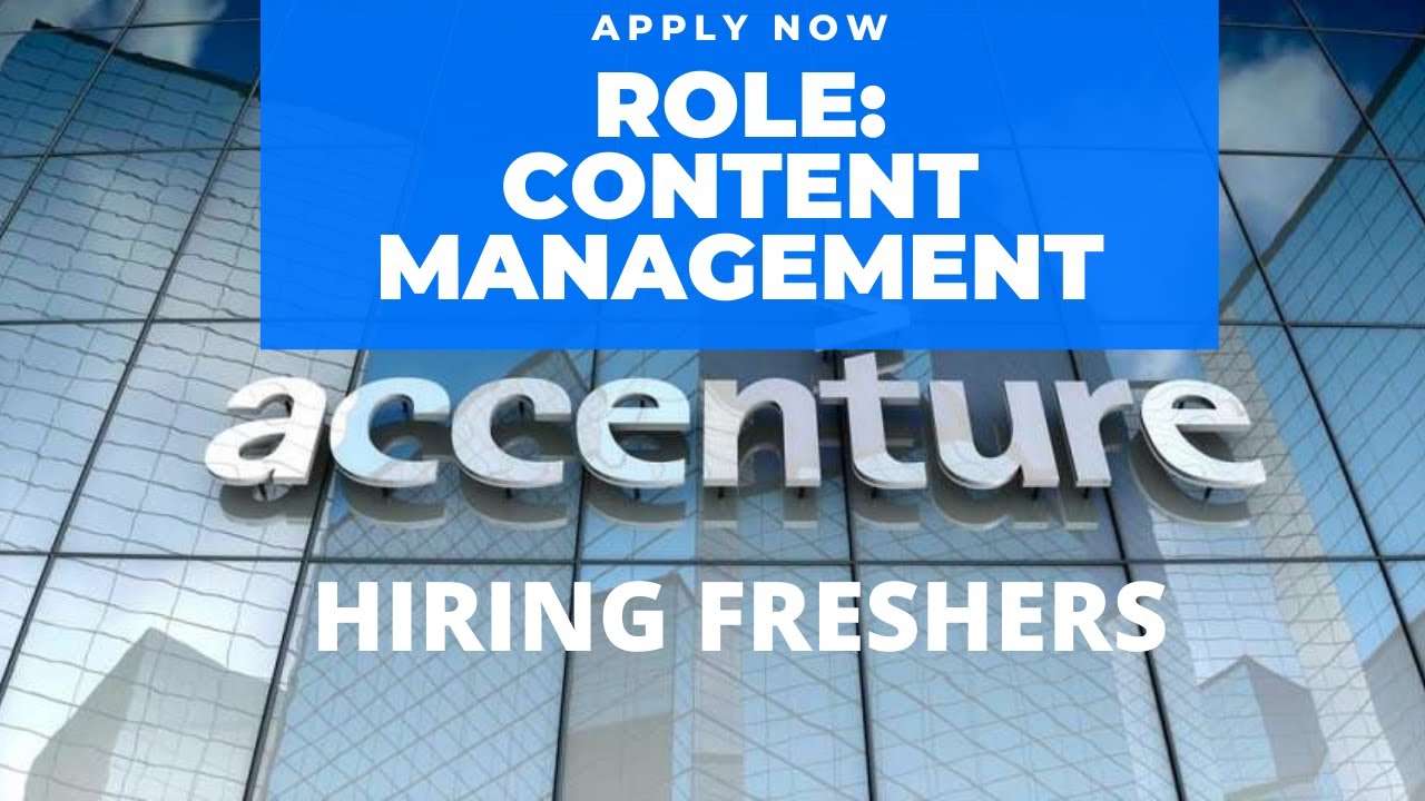 ACCENTURE HIRING FRESHERS | ACCENTURE VACANCIES 2021 | WORK FROM HOME ...