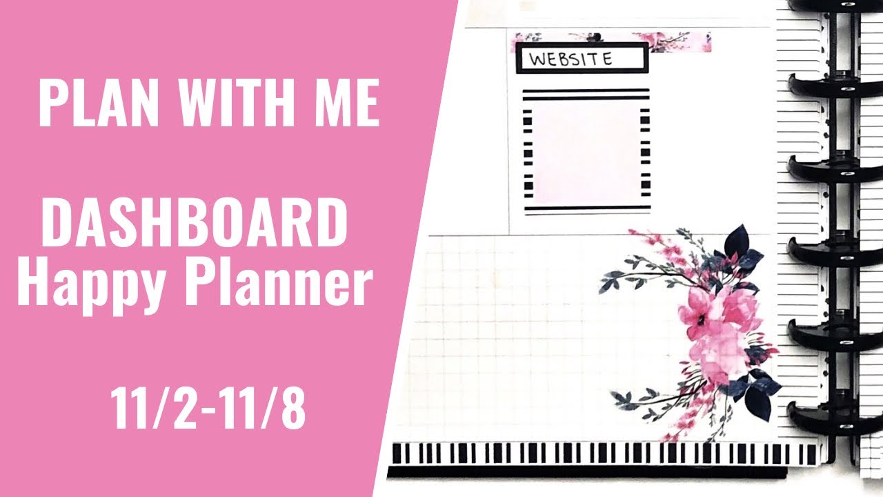 PLAN WITH ME | DASHBOARD LAYOUT - YouTube