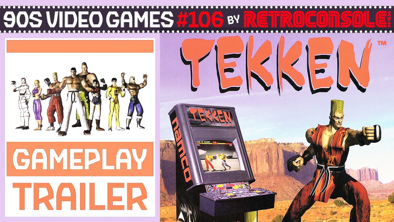 Tekken 1 [Arcade, 1994] - Trailer, Gameplay Highlights - YouTube