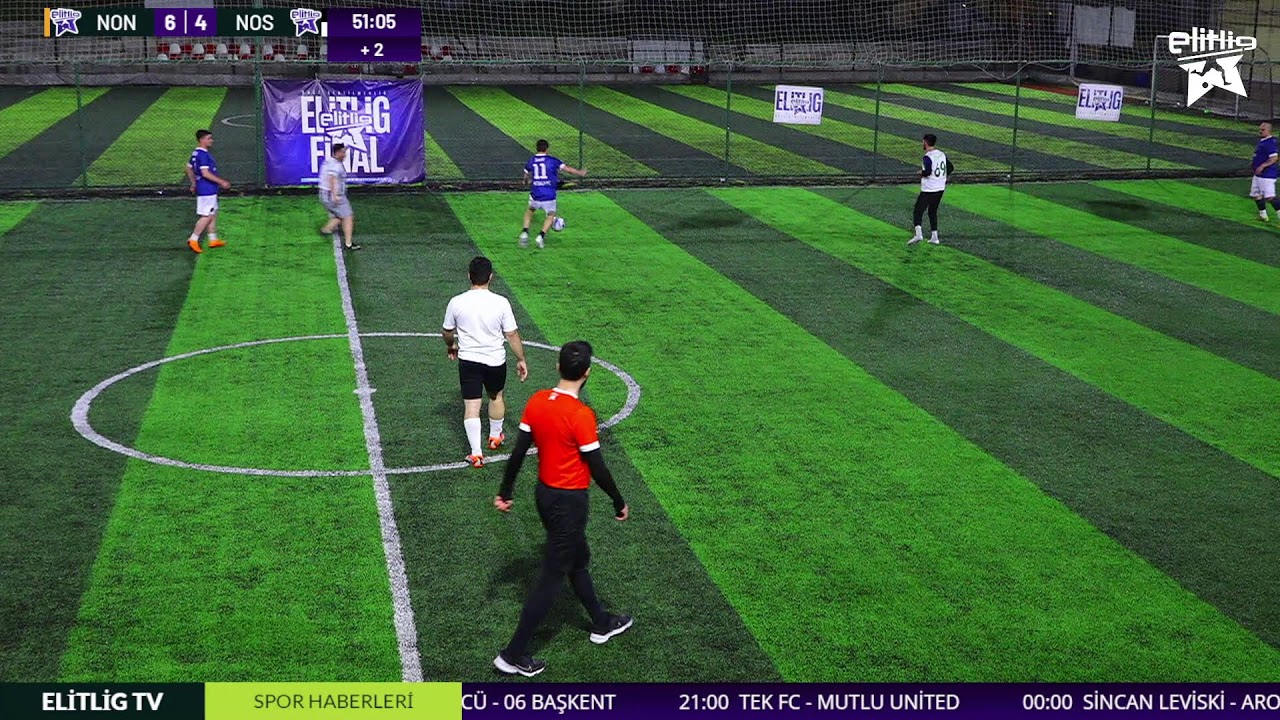 ELİTLİG FİKSTÜRLÜ LİG / 2. SEZON 1. GRUP / NO NAME FC - NOSTALJİ FC ...