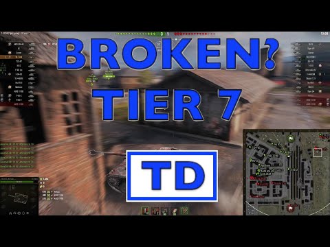 WOT - Most Broken OP Tier 7 TD | World of Tanks - YouTube