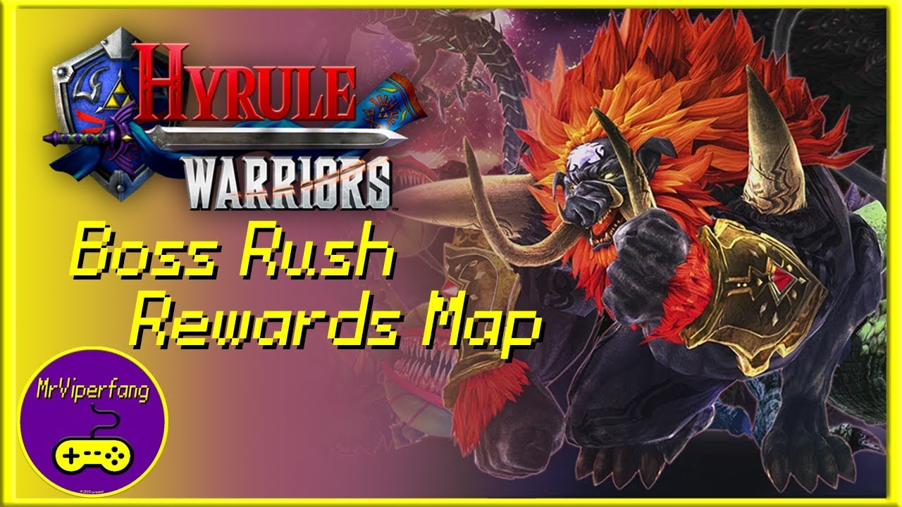 Hyrule Warriors (Wii U) - Rewards Map Boss Rush 'A' Rank Link - YouTube