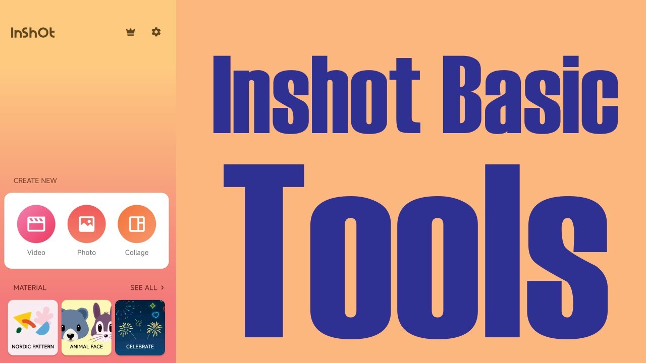 Inshot Basic Tools - YouTube