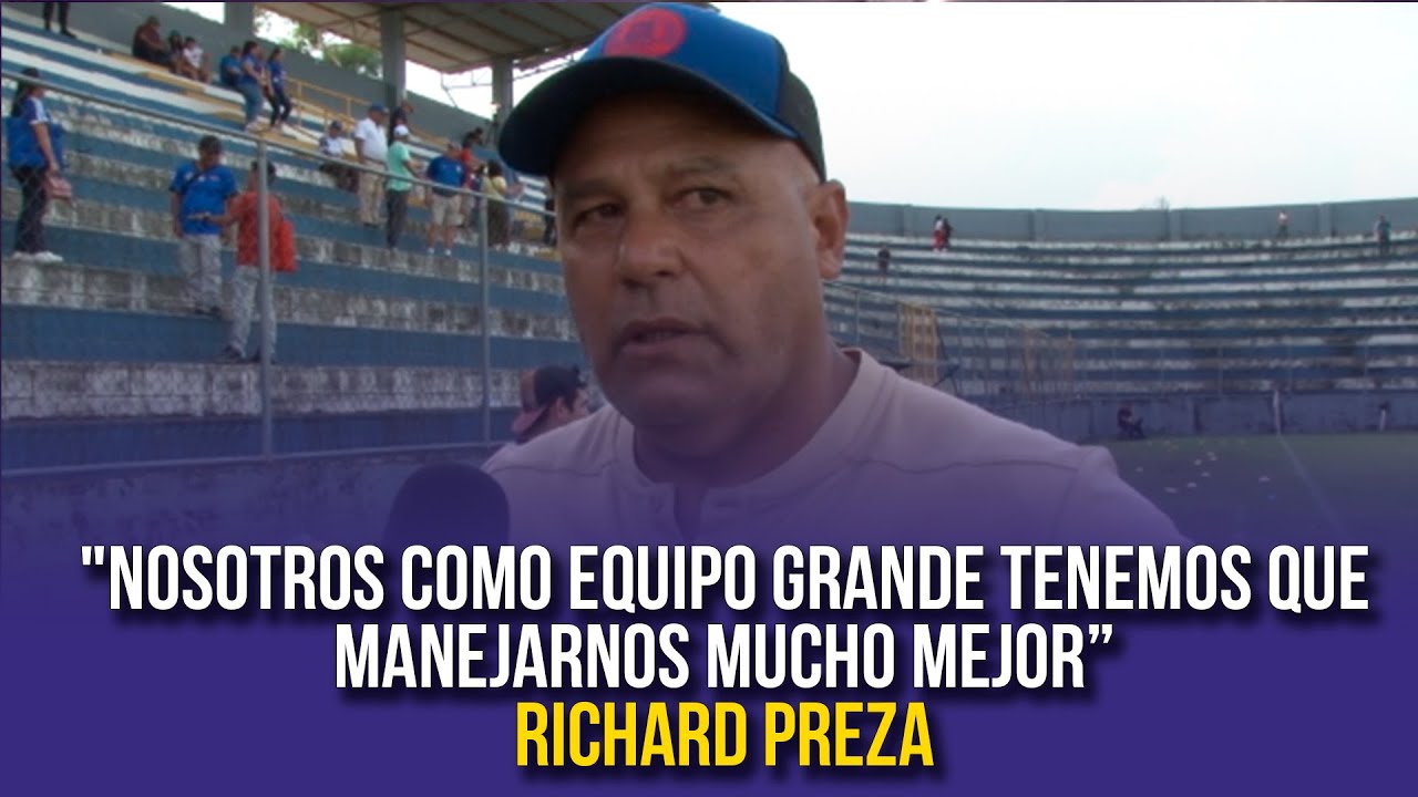 "Nosotros como equipo grande, tenemos que manejarnos mucho mejor ...