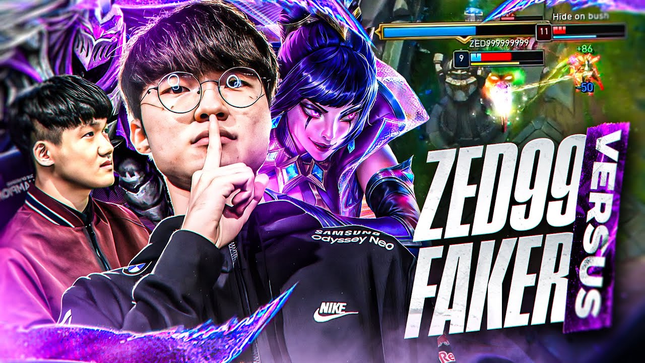 FAKER vs #1 ZED KOREA and this happened... *ZED99* - YouTube