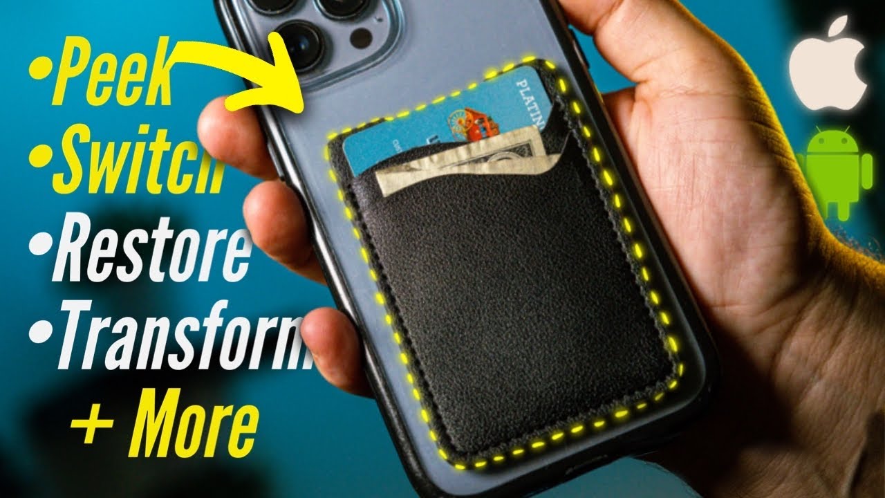 EDC Phone Peek Wallet - Tutorial (DIY) - YouTube