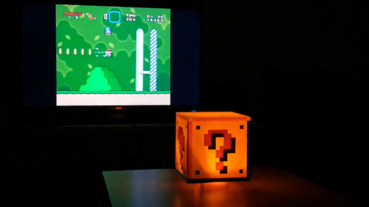 Real life Super Mario World coinblock - YouTube