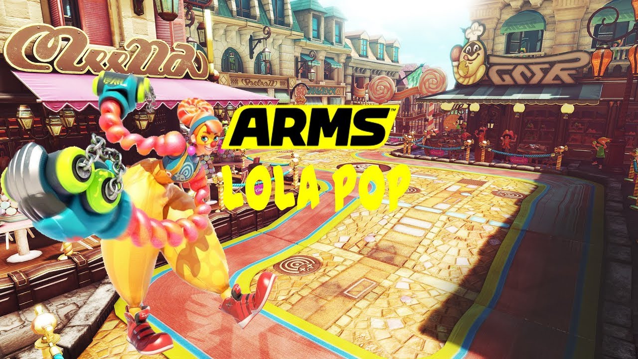New DLC Character And Stage!!!/Lola Pop/Arms - YouTube