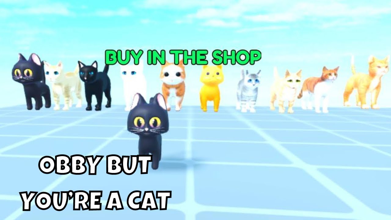 Roblox - Obby But You’re A Cat Full Walkthrough - YouTube