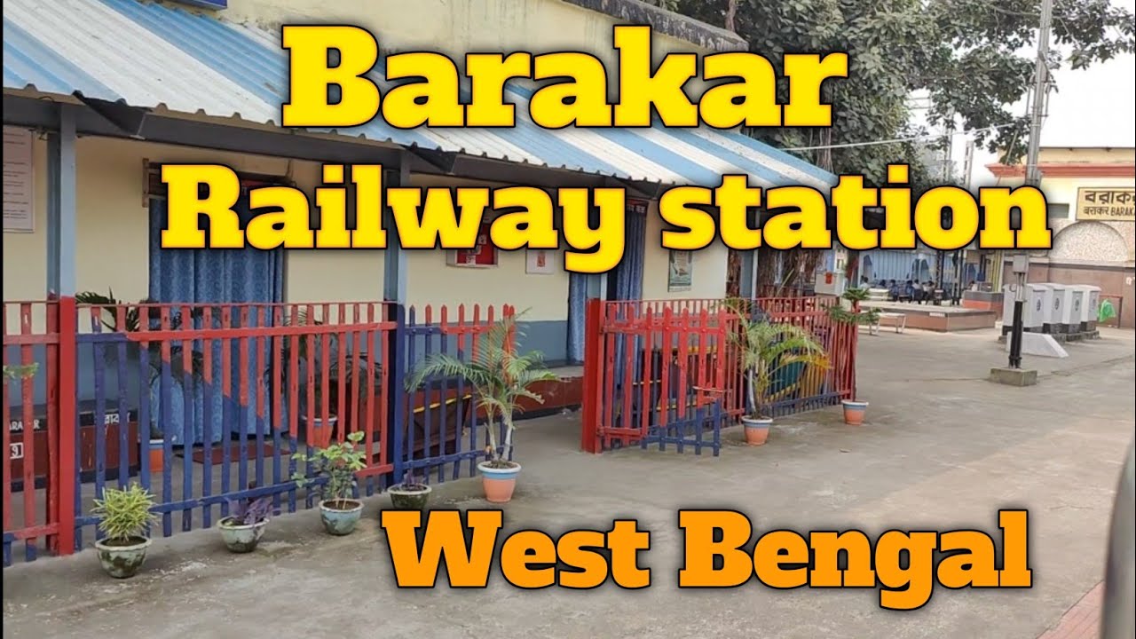 Barakar Railway station West Bengal I Indian railways I Train journey ...