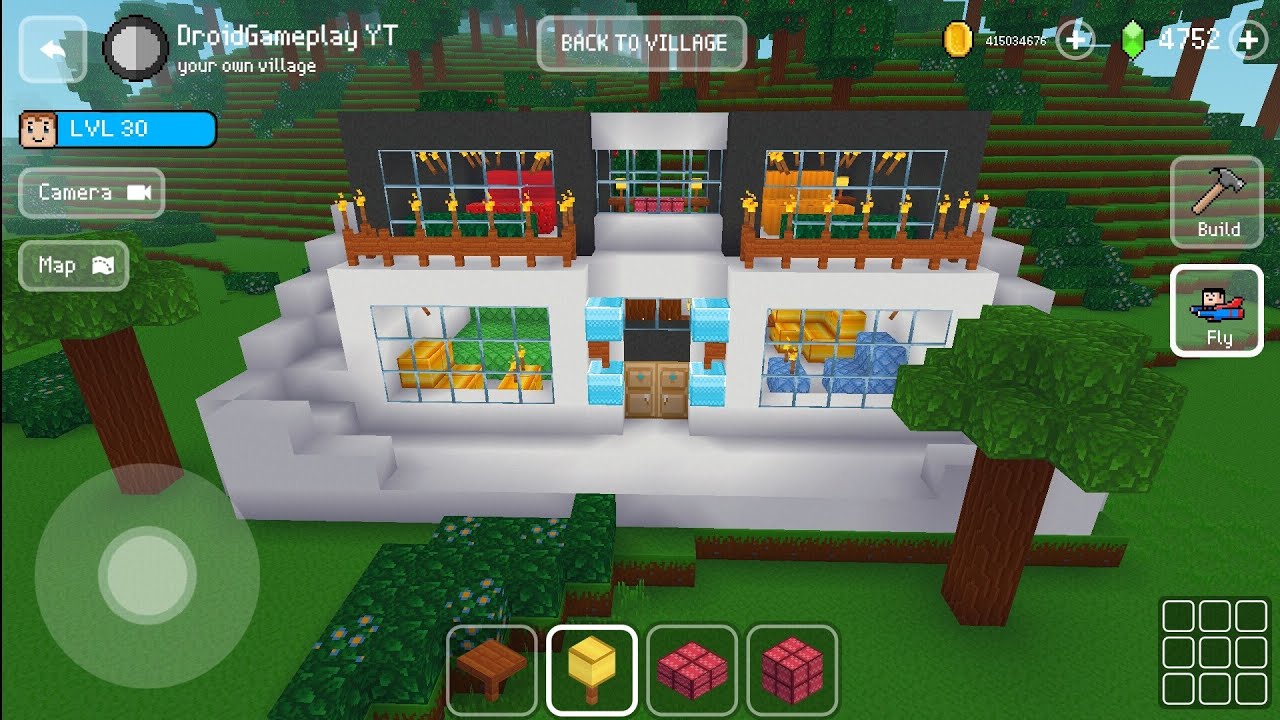 Modern House - Block Craft 3d: Building Game - YouTube