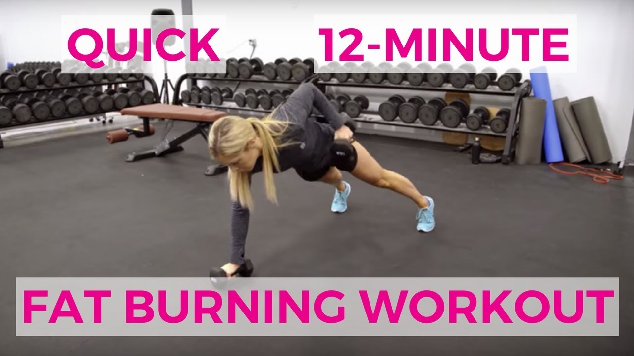 Quick 12-Minute Fat Burning Workout with Trainer Lindsey - YouTube