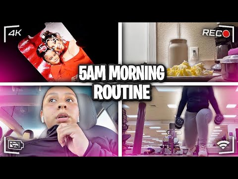 5 AM MORNING ROUTINE | WAKING UP AT 5 AM, GYM JOURNEY, BUILDING NEW ...