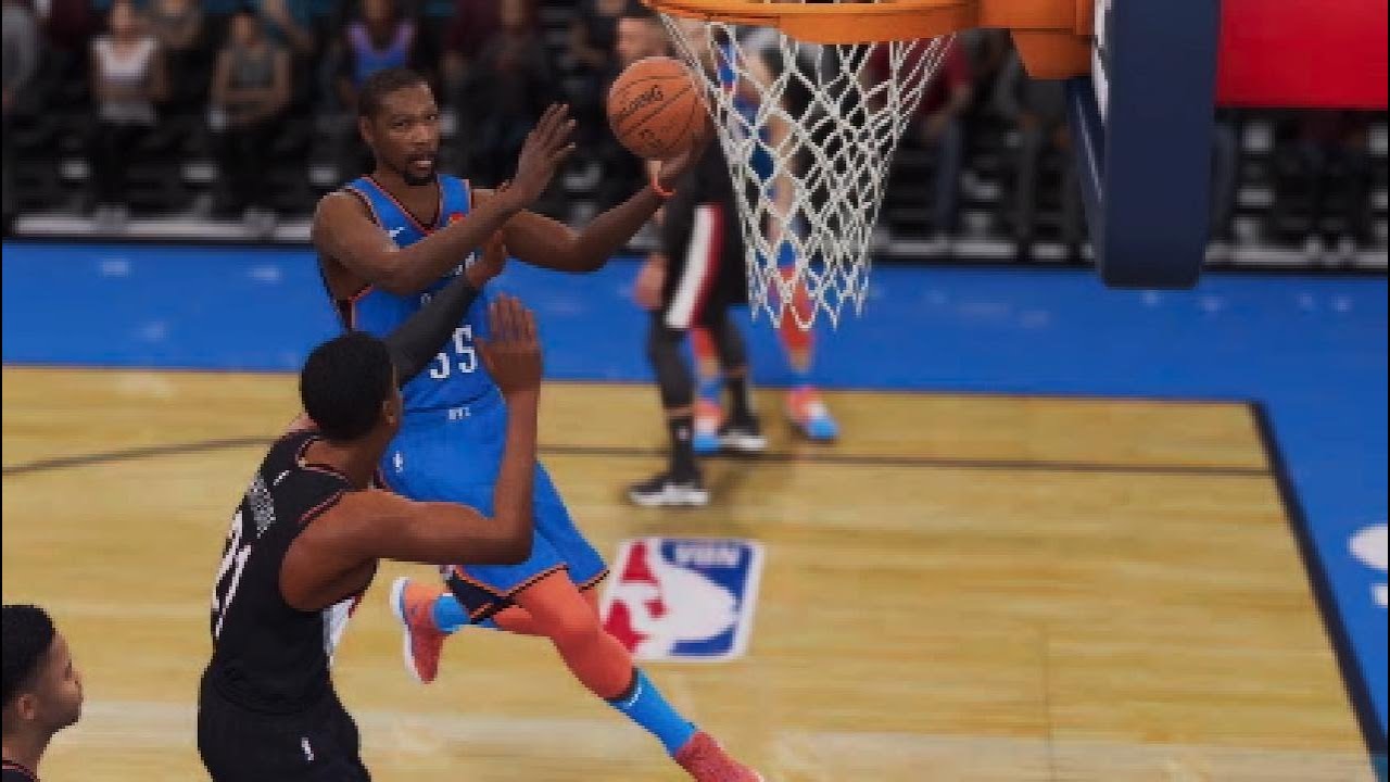 Kevin Durant Realistic Highlights in NBALIVE 25 (🎒 WORK!) - YouTube