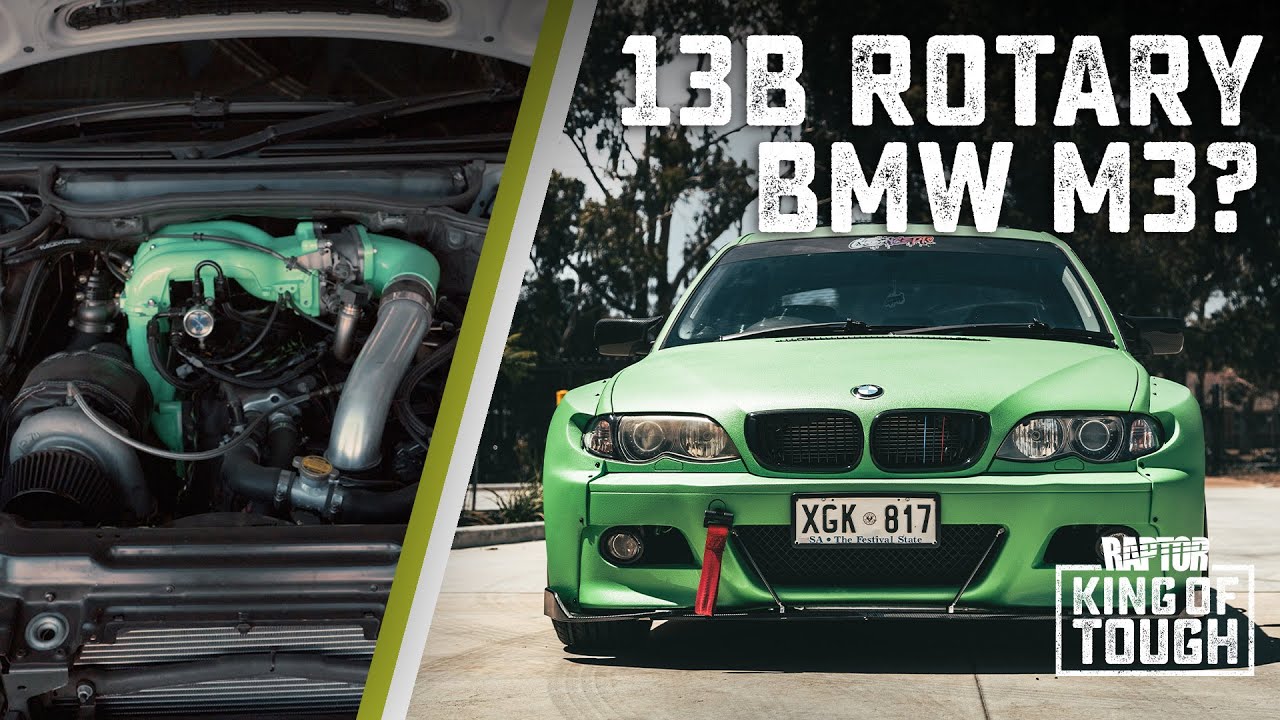 BMW M3 13B ROTARY ENGINE? RAPTOR RIGS - YouTube