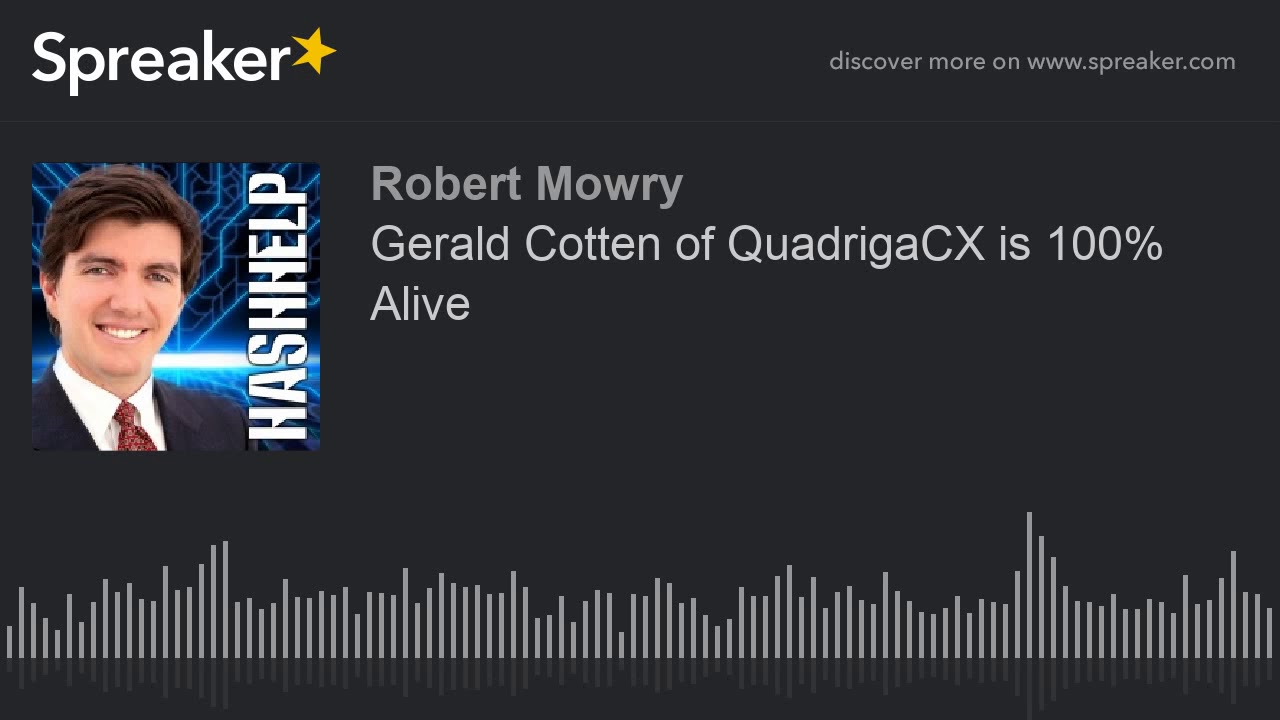 Gerald Cotten of QuadrigaCX is 100% Alive - YouTube