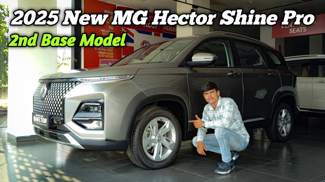 2025 New MG Hector Shine Pro 1.5 Petrol CVT - Detail Walkaround Review ...