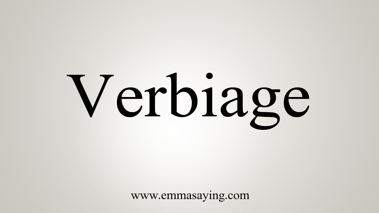 How To Say Verbiage YouTube how-to-say-verbiage-youtube