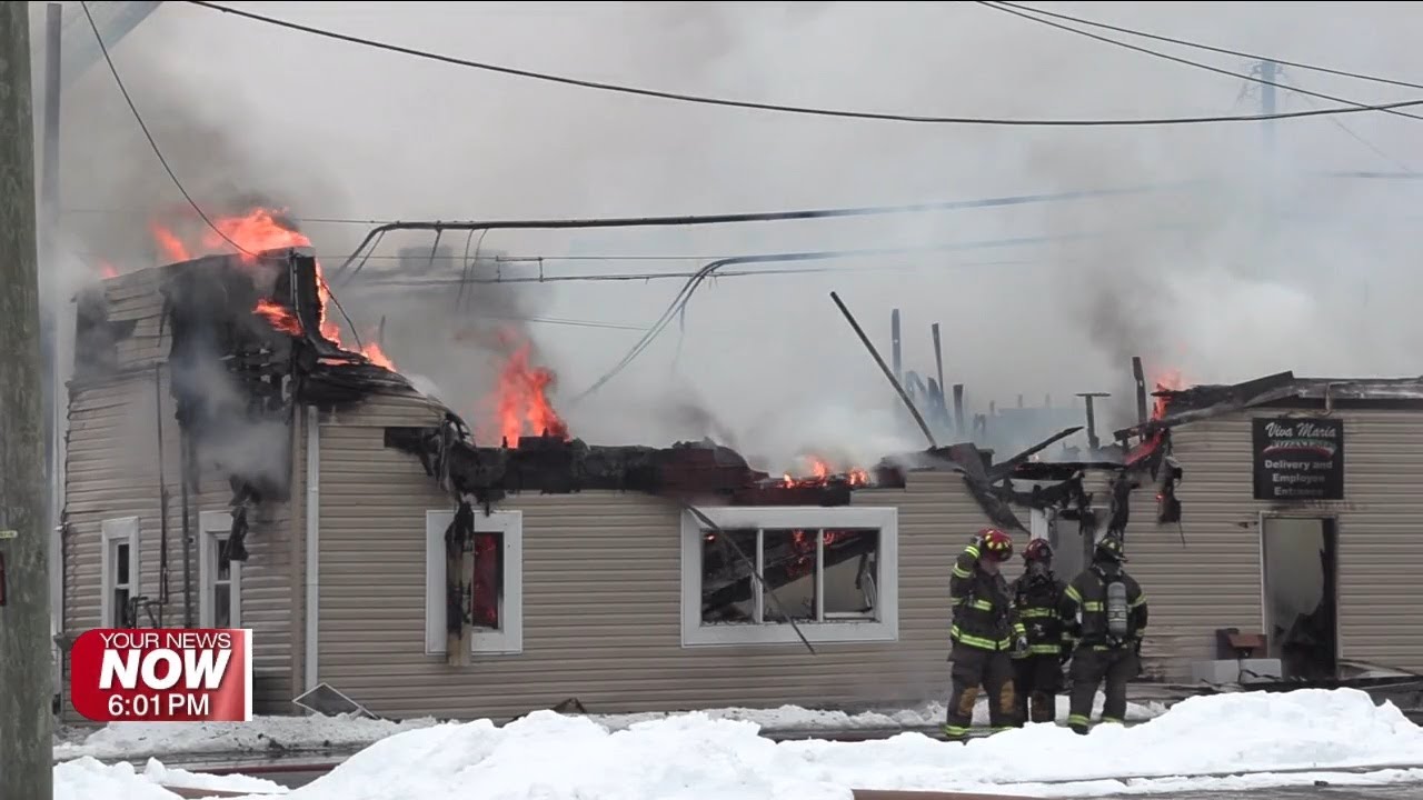 Multi-alarm downtown Ada fire destroys restaurant - YouTube
