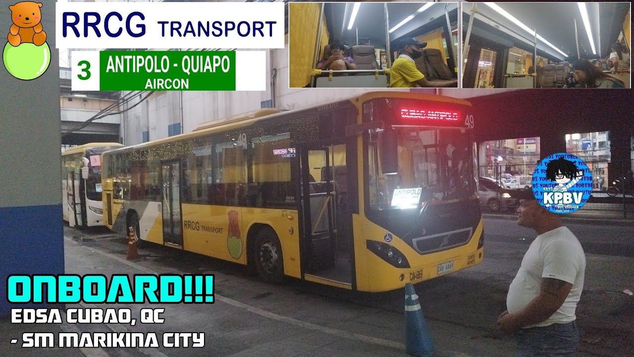 ONBOARD!! Bus Ride RRCG Transport 49 (Volvo B8RLE Autodelta) || EDSA ...