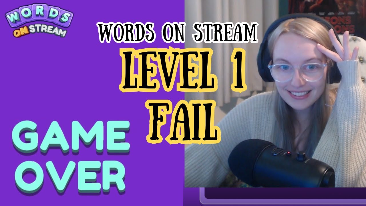 Epic Fail at Level 1😂 | Funny Words on Stream Moment - YouTube