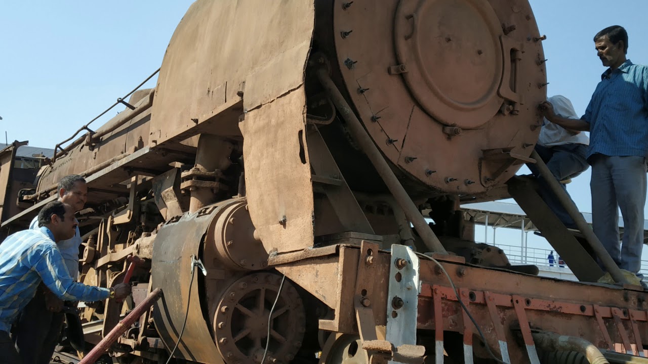 Steam Locomotive at Lumding Junction - YouTube