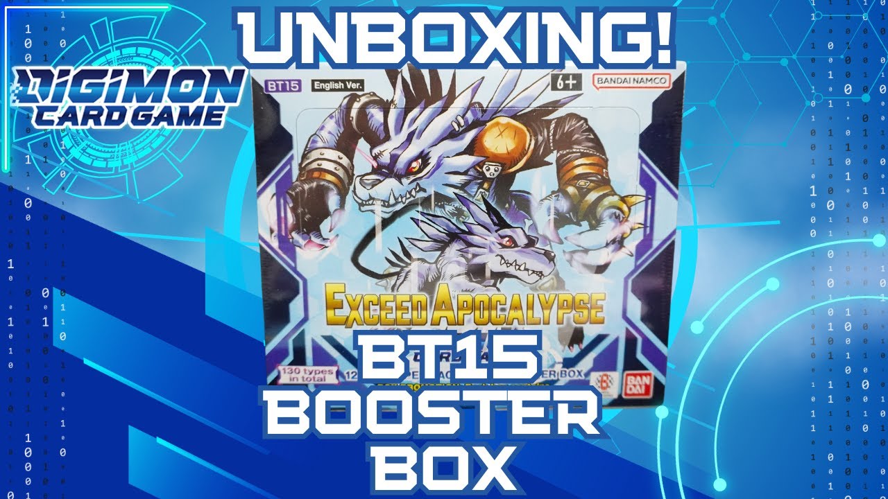 Unboxing *NEW* Digimon BT15 Exceed Apocalypse Booster Box! | Amazing Set! | Digimon TCG & Card ...