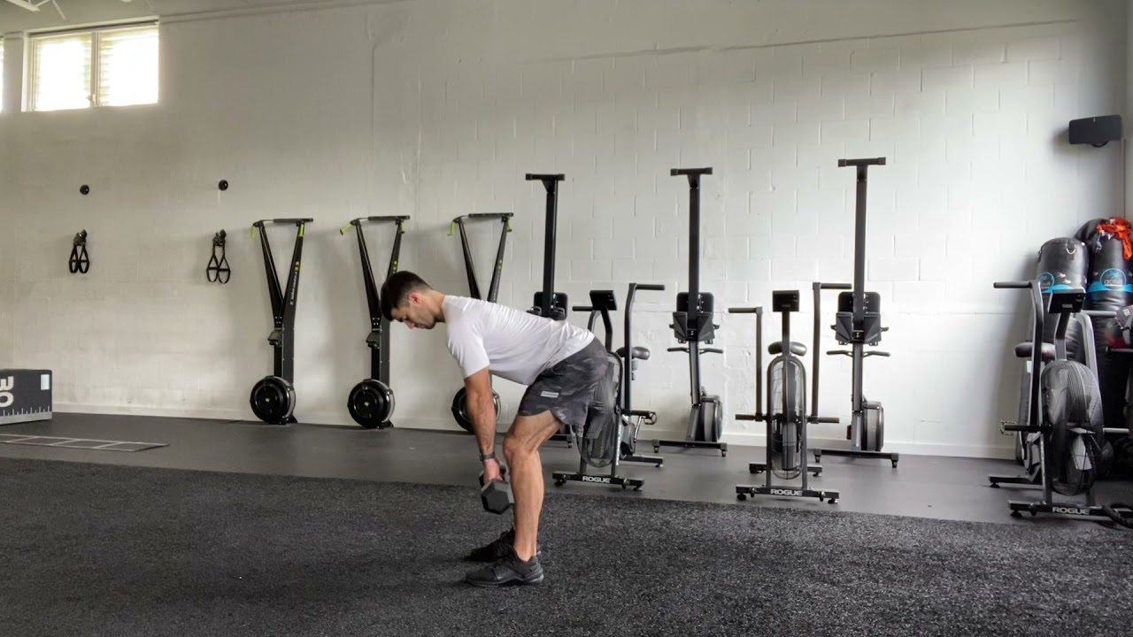 Two dumbbell RDL - YouTube