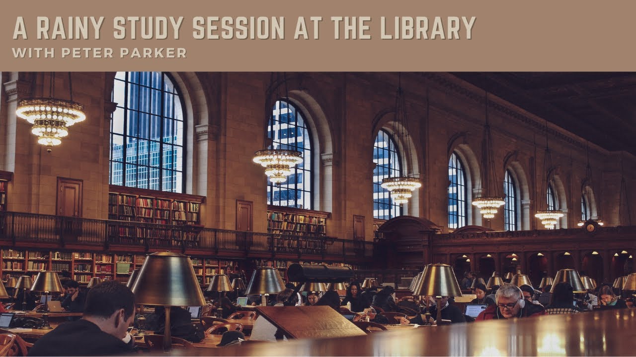 A Rainy Study Session at the Library with Peter Parker (TASM) || Marvel ...
