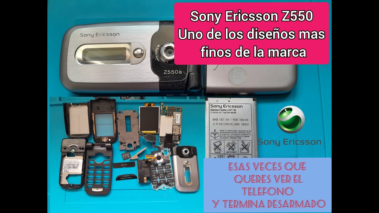 Sony Ericsson Z550,cuando queres mostrar un teléfono,pero lo terminas ...