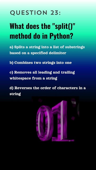 Python Qn. 23 | Python Questions and Answers | Tech NS Arena #programmingquiz - YouTube